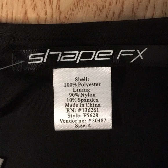 Shape FX | Dresses | New Womens Vintage Black Spegiel Shape Fx Ruched ...